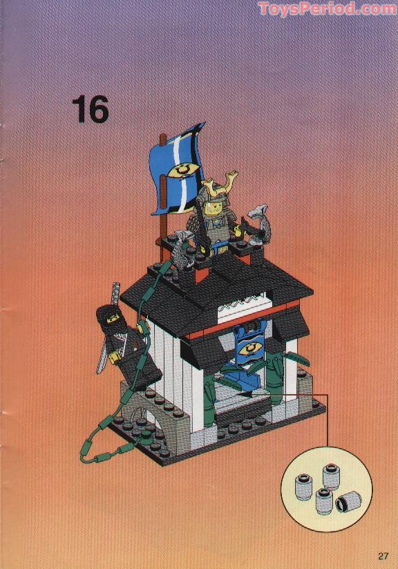 LEGO 6083-2 Samurai Stronghold Instructions and Parts List
