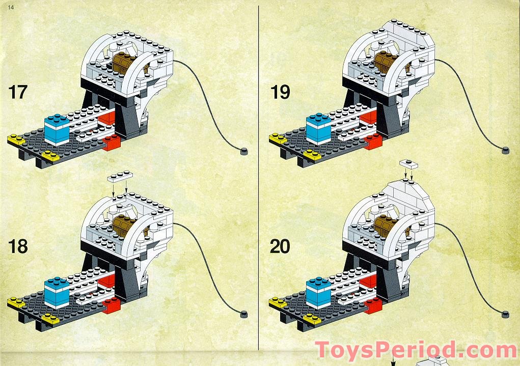 LEGO 6289 Red Beard Runner Instructions and Parts List