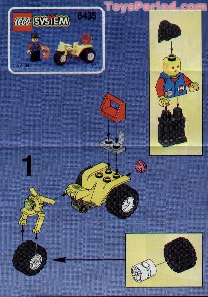 LEGO 6435 Coast Guard Hq Instructions and Parts List