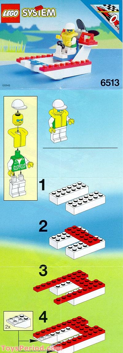 LEGO 6513 Glade Runner Instructions and Parts List