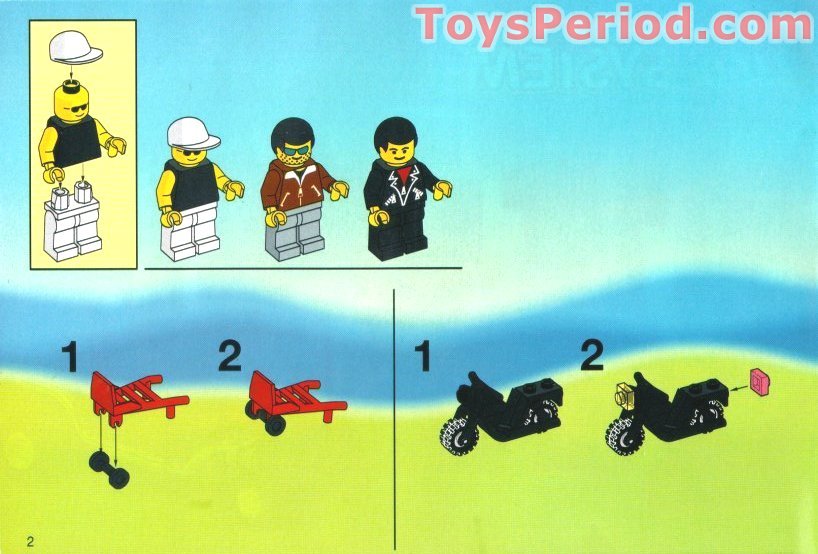 LEGO 6561 Hot Rod Club Instructions and Parts List