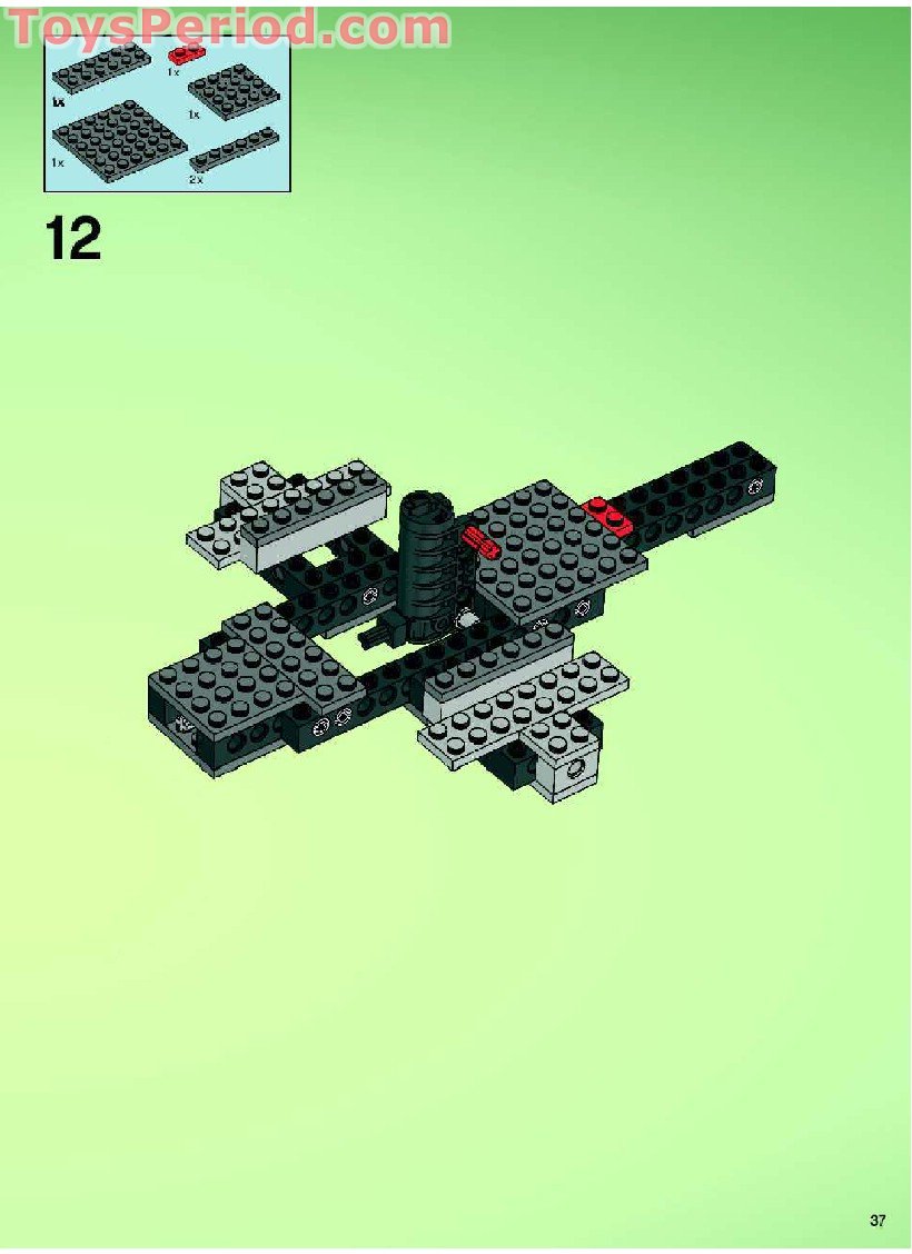 LEGO 7691 ETX Alien Mothership Assault Instructions and Parts List