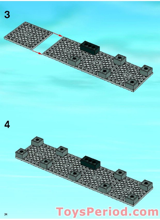 LEGO 7739 Coast Guard Patrol Boat and Tower Instructions and Parts List