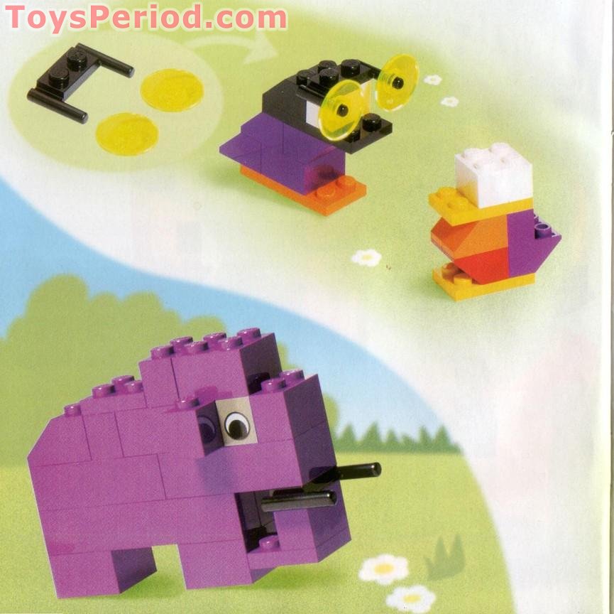 LEGO 7825 Creator Bucket Instructions and Parts List