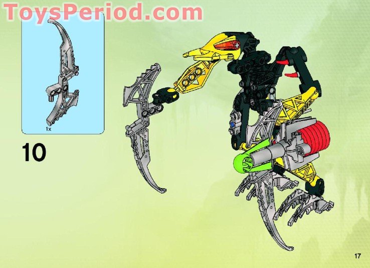 LEGO 8696 Bitil Instructions and Parts List
