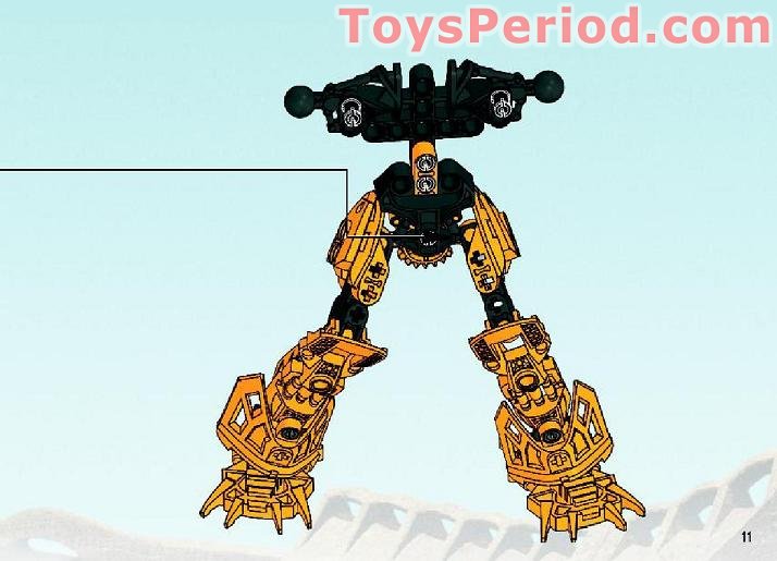 LEGO 8989 Mata Nui Instructions and Parts List