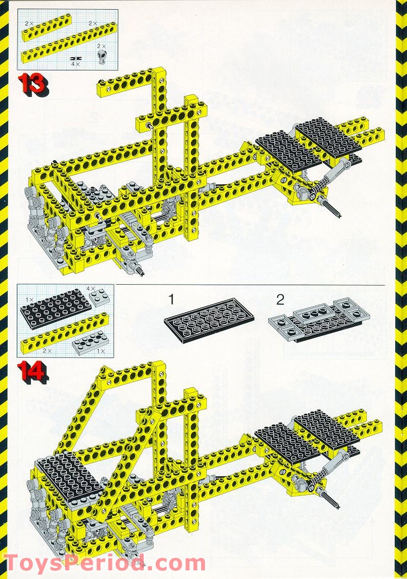 LEGO 8090 Technic Universal Set Instructions and Parts List