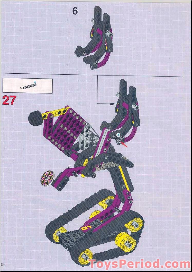 LEGO 8257 Cyber Strikers Instructions and Parts List