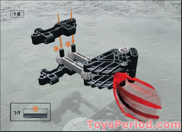 LEGO 8563 Tahnok Instructions and Parts List