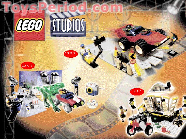 LEGO 1354 Dino Head Attack Instructions and Parts List