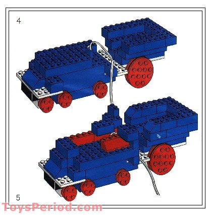 LEGO 140-2 Basic Set with Motor Instructions and Parts List
