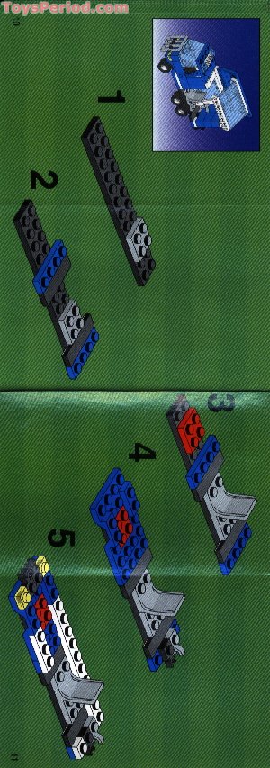 LEGO 3314 Stadium Security Instructions and Parts List