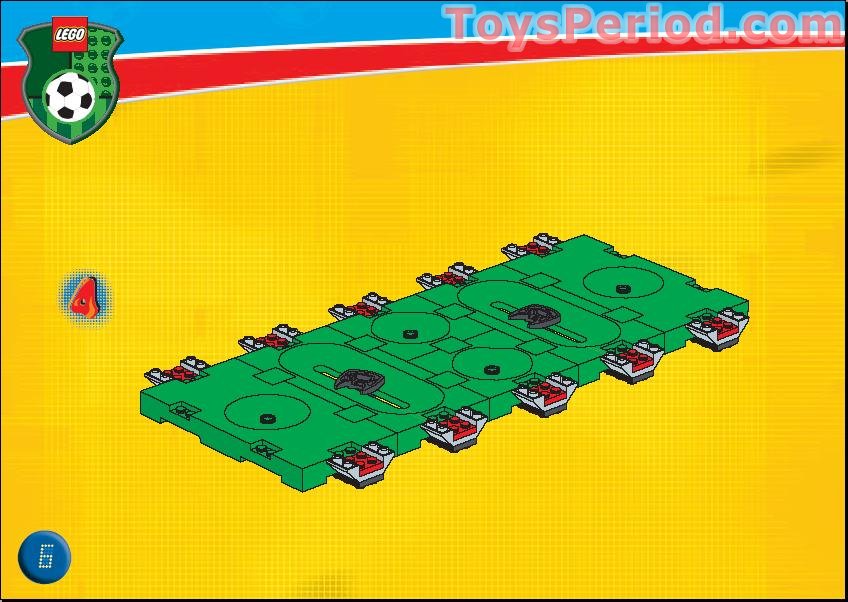 LEGO 3421 3 v 3 Shootout Instructions and Parts List