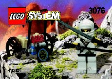 LEGO 3076 Kabaya Promotional Set - White Ninja's Attack Cart ...