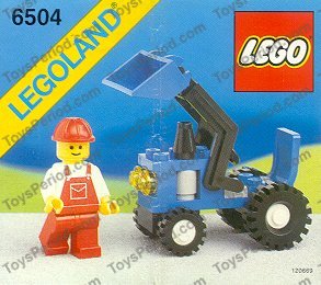 LEGO 6504 Tractor Instructions and Parts List