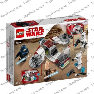 LEGO 75206 Jedi and Clone Troopers Battle Pack Set Parts List