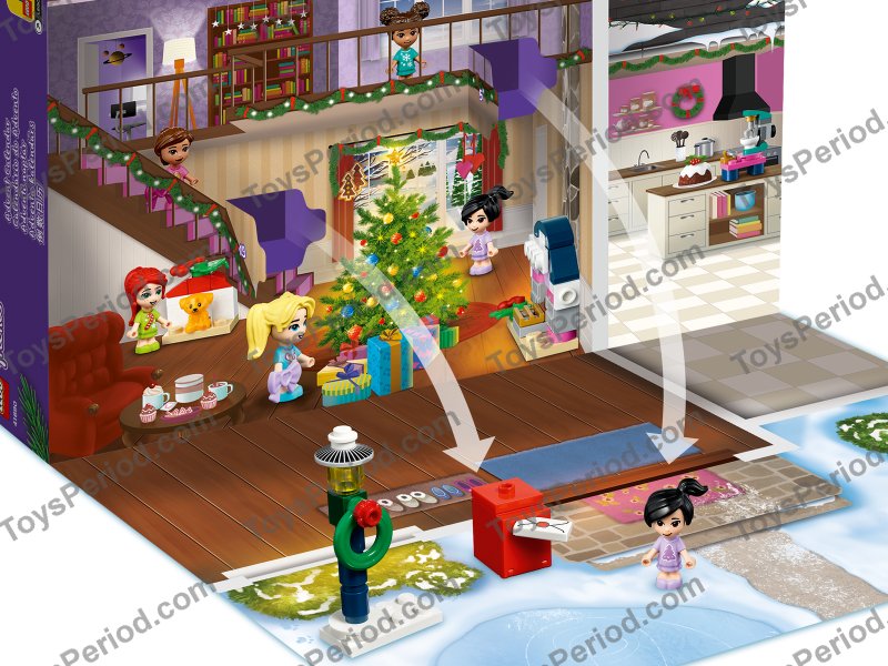 LEGO 41690 Advent Calendar 2021, Friends Set Parts List