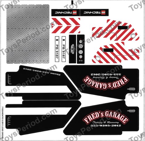 LEGO Sets with Part 9395stk01 Sticker Sheet for Set 9395 - (71528/4654703)