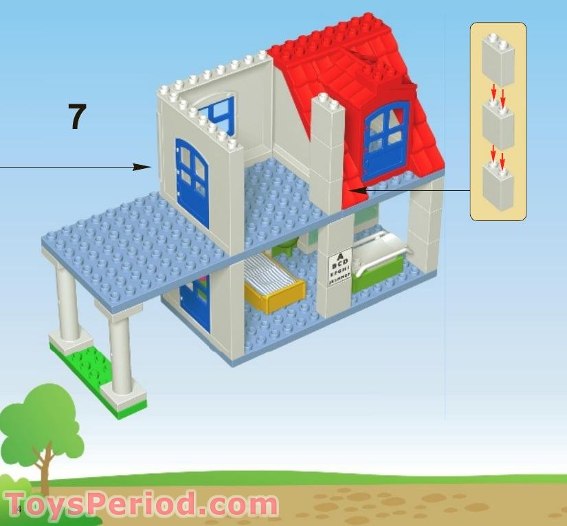 LEGO 5695 Doctor's Clinic Instructions and Parts List