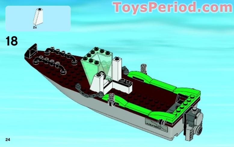 LEGO 60015 Coast Guard Plane Instructions and Parts List
