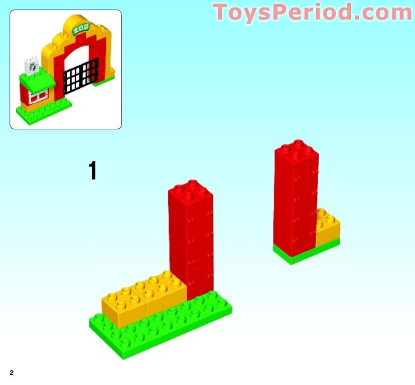 LEGO 6157 Big Zoo Instructions and Parts List