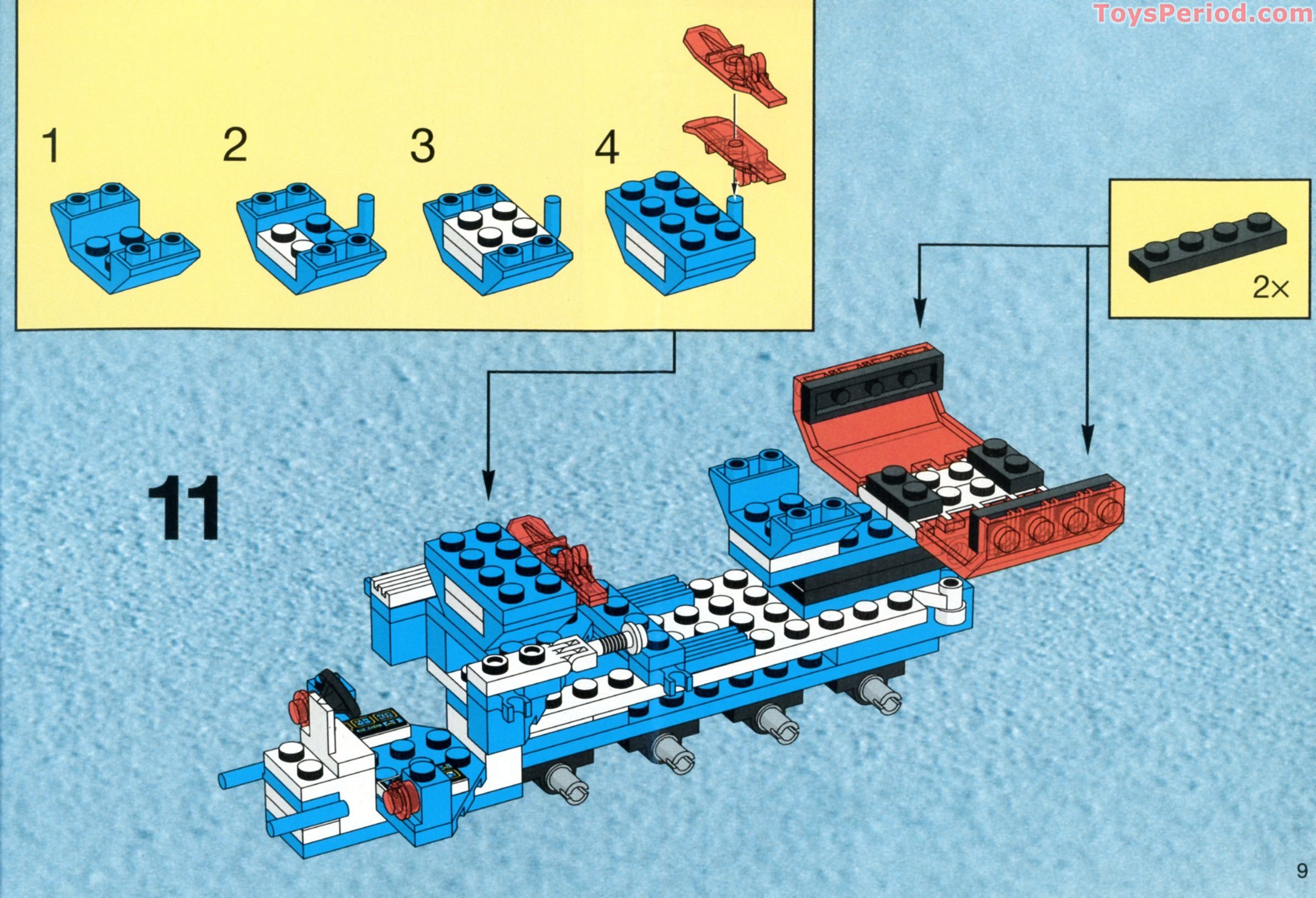 LEGO 6898 Ice-Sat V Instructions and Parts List