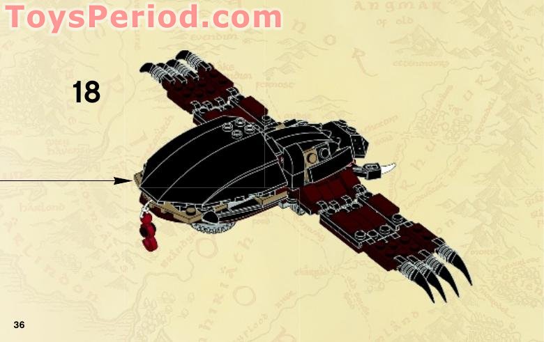 LEGO 9470 Shelob Attacks Instructions and Parts List