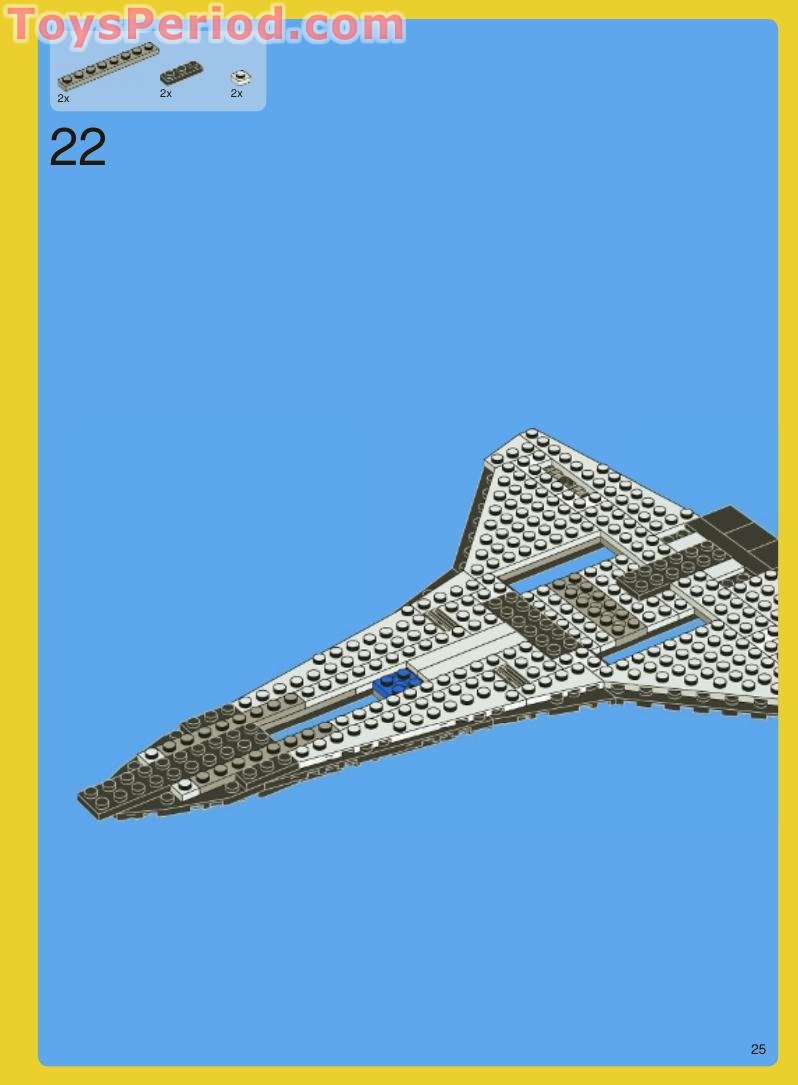 LEGO 10231 Shuttle Expedition Instructions and Parts List