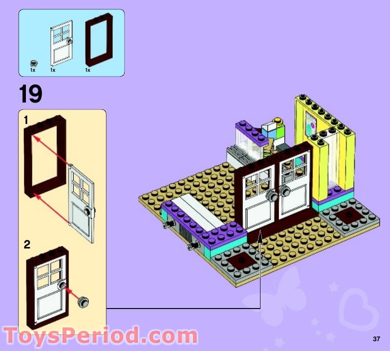 LEGO 41005 Heartlake High Instructions and Parts List