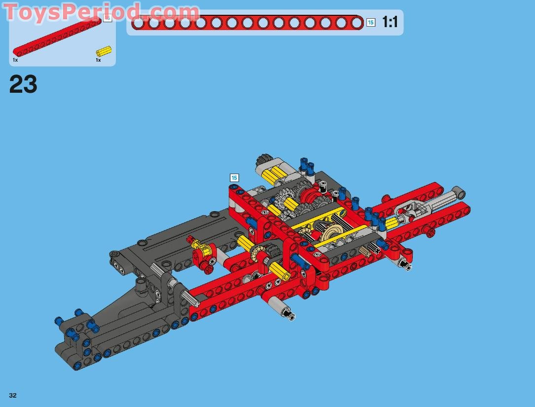 LEGO 42000 Grand Prix Racer Instructions and Parts List