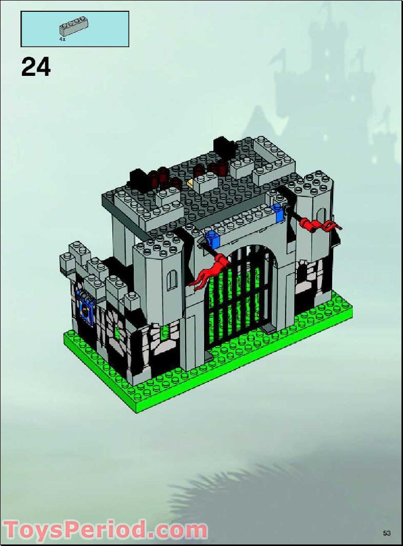 LEGO 10176 Royal King's Castle Instructions and Parts List