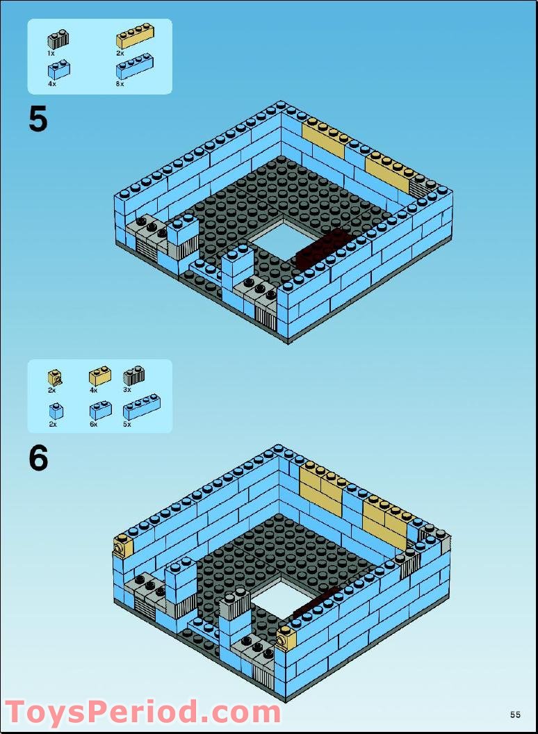 LEGO 10190 Market Street Instructions and Parts List