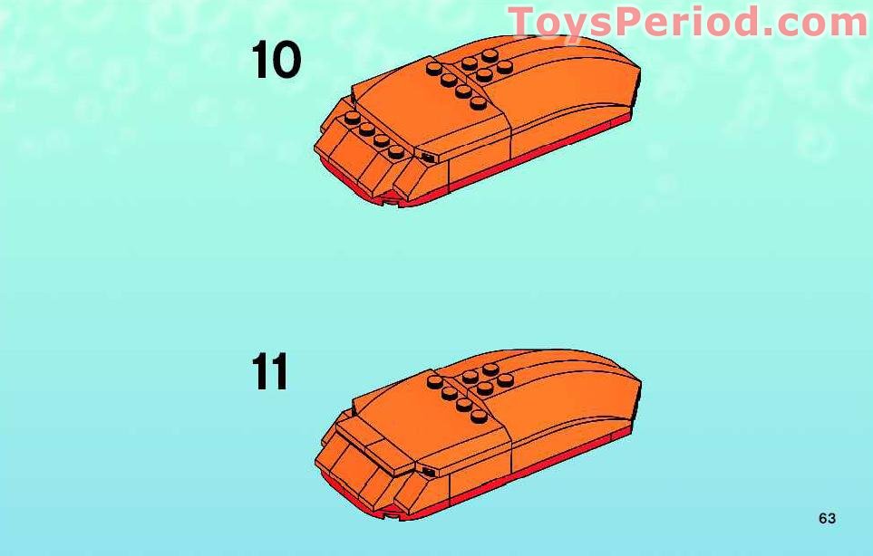 LEGO 3830 Bikini Bottom Express Instructions and Parts List