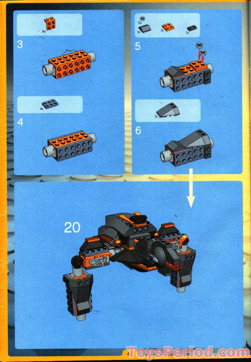 LEGO 4508 Titan Xp Instructions and Parts List