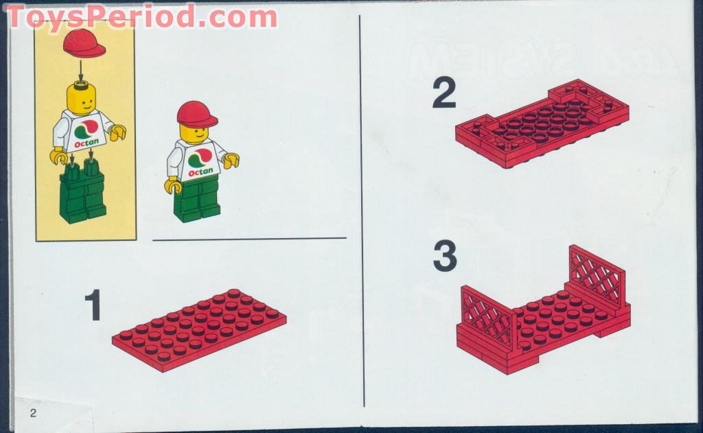 LEGO 4537 Octan Twin Tank Rail Transport Instructions and Parts List