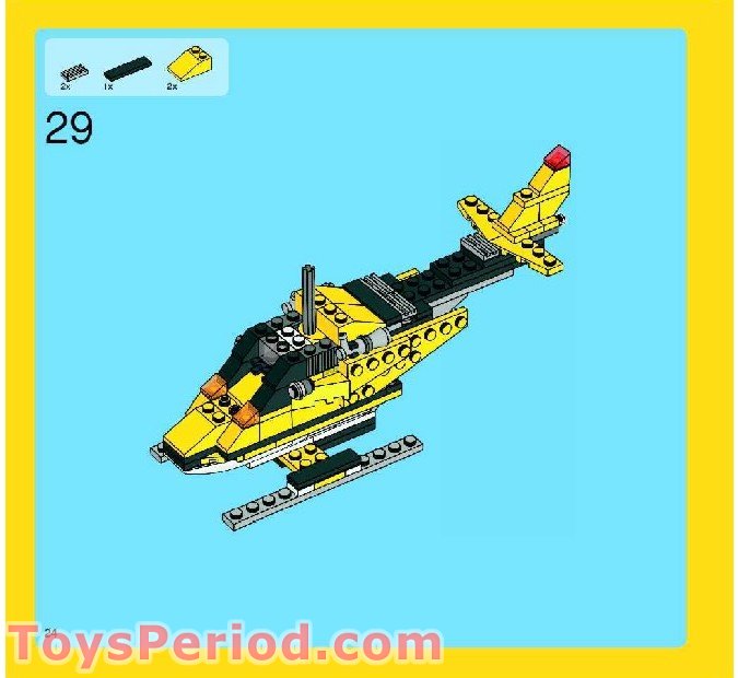 LEGO 6745 Propeller Power Instructions and Parts List