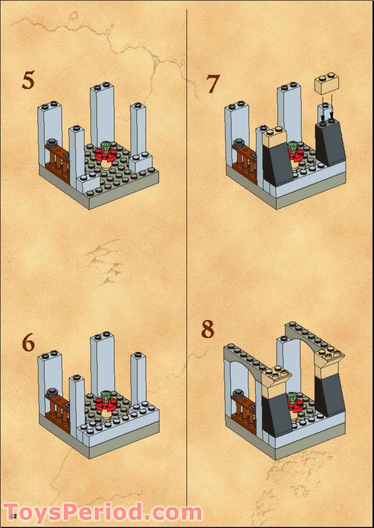 LEGO 6098 King Leo's Castle Instructions and Parts List