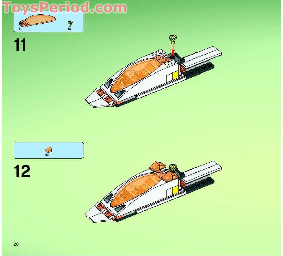 LEGO 7647 MX-41 Switch Fighter Instructions and Parts List