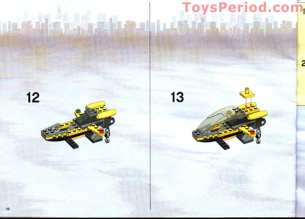 LEGO 7047 Coast Watch Hq Instructions and Parts List
