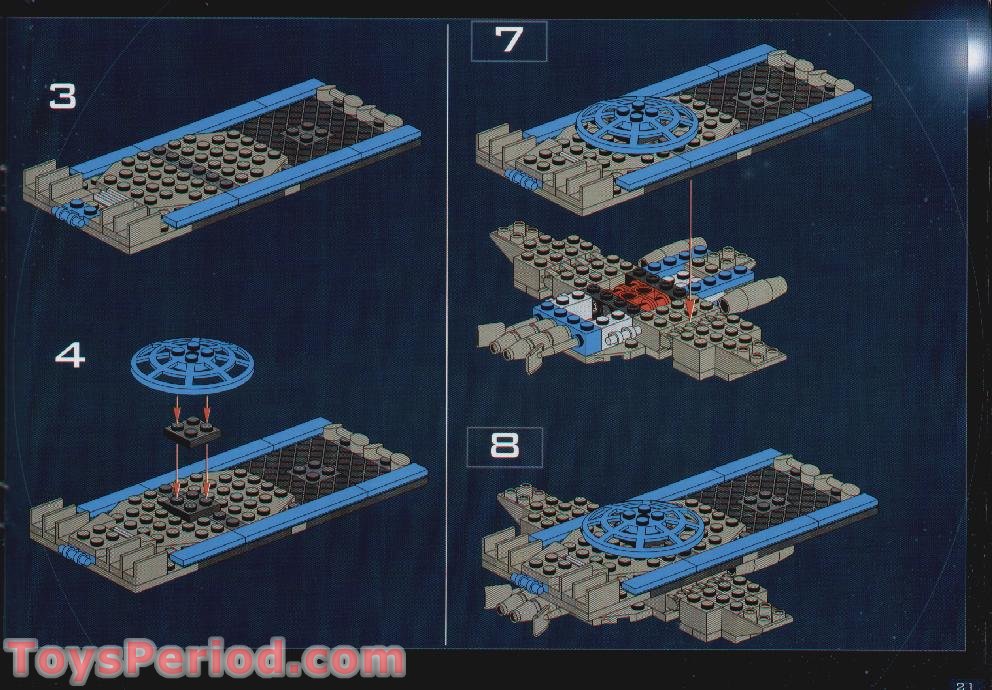 LEGO 7181 TIE Interceptor - Ultimate Collector Series UCS Instructions ...