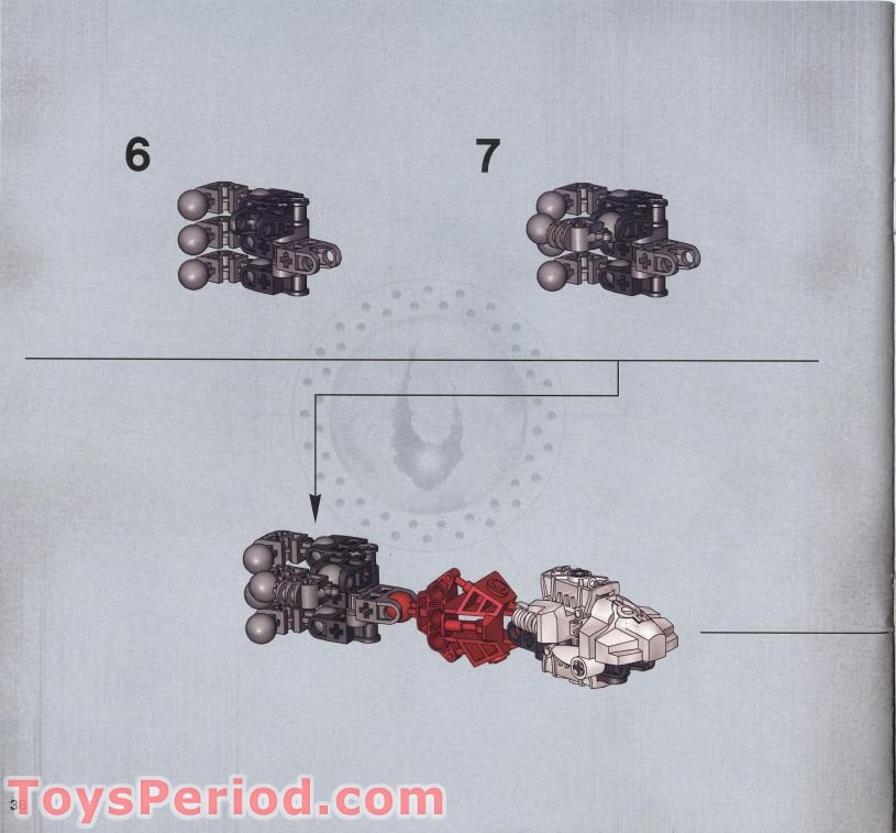 LEGO 8733 Axonn Instructions and Parts List