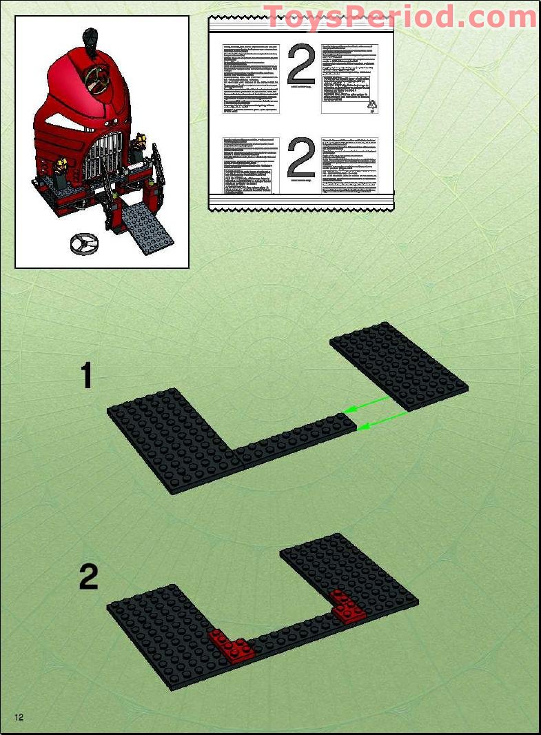 LEGO 8759 Battle of Metru Nui Instructions and Parts List