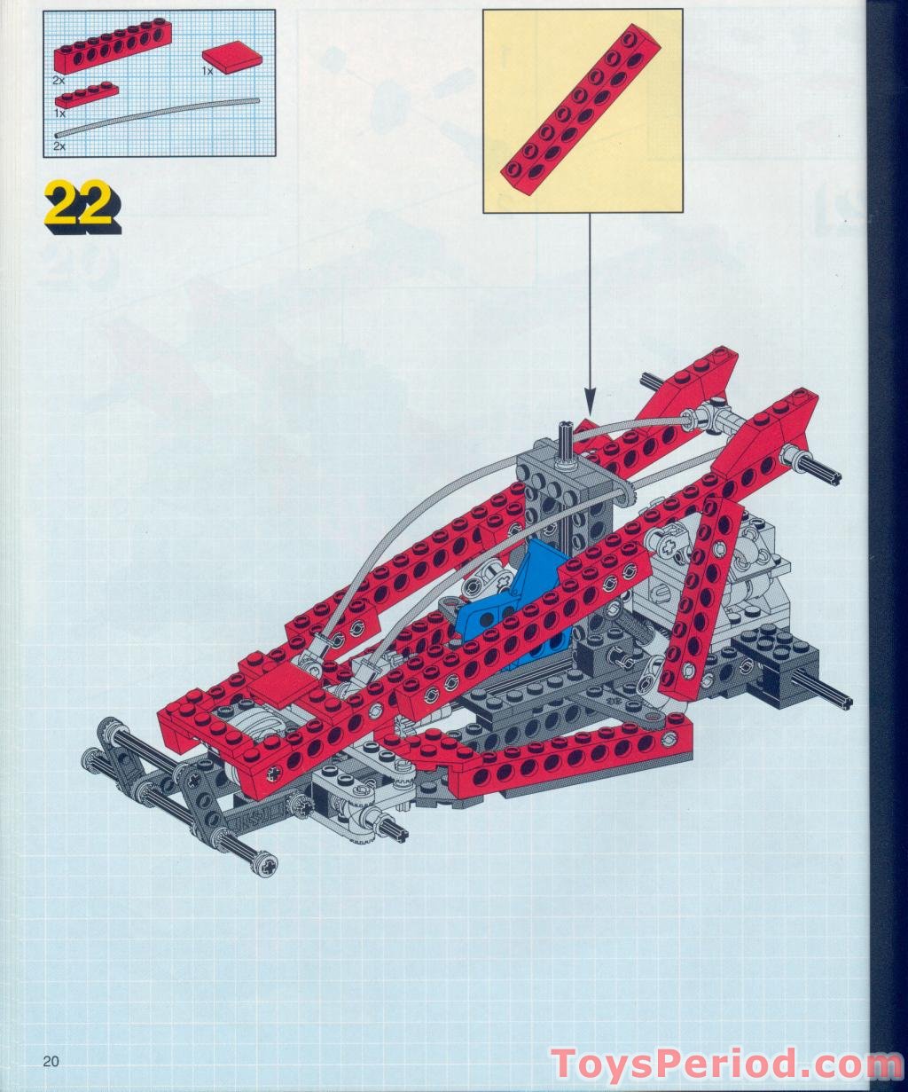 LEGO 8829 Dune Blaster Instructions and Parts List