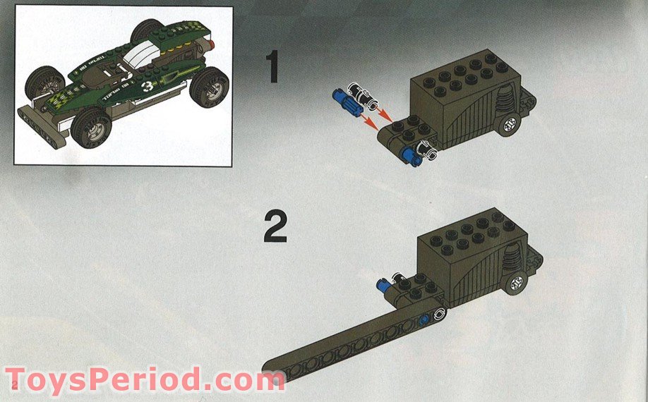 LEGO 8138 Phantom Crasher Instructions and Parts List