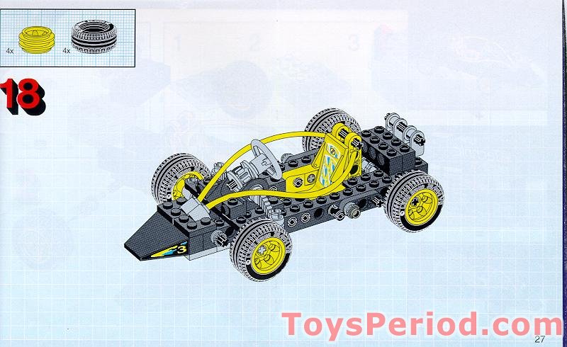 LEGO 8207 Dune Duster Instructions and Parts List