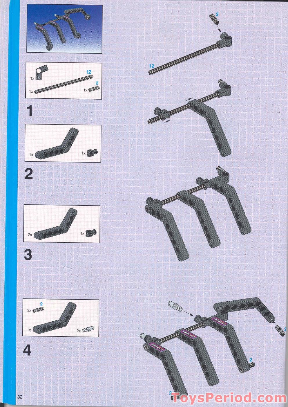 LEGO 8266 Super Challenge Instructions and Parts List