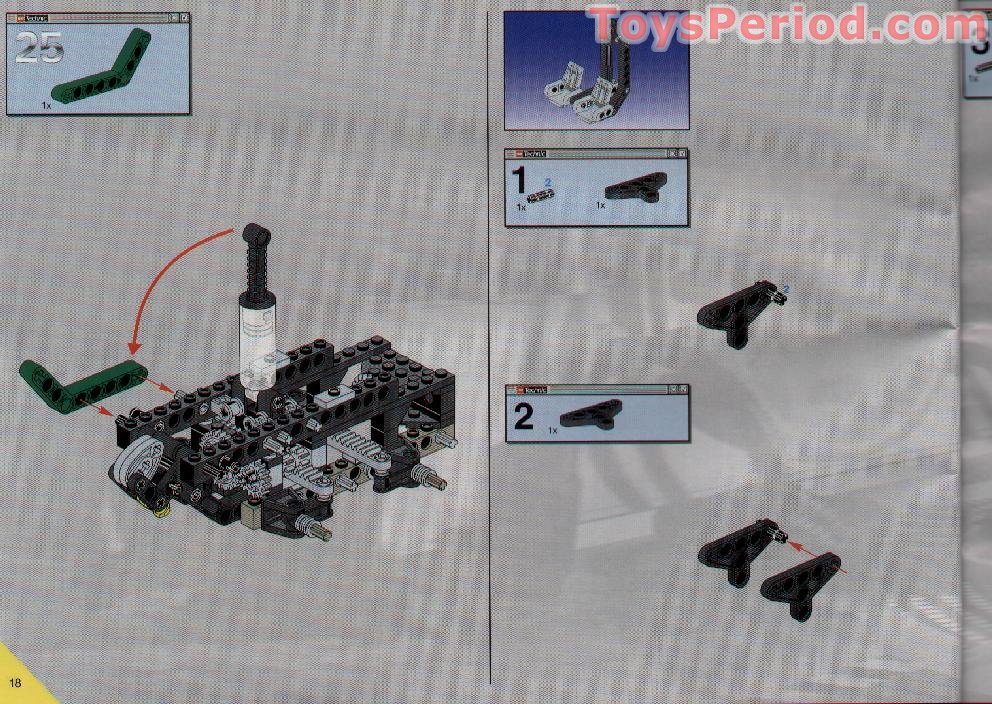 LEGO 8446 Monster Crane Truck Instructions and Parts List