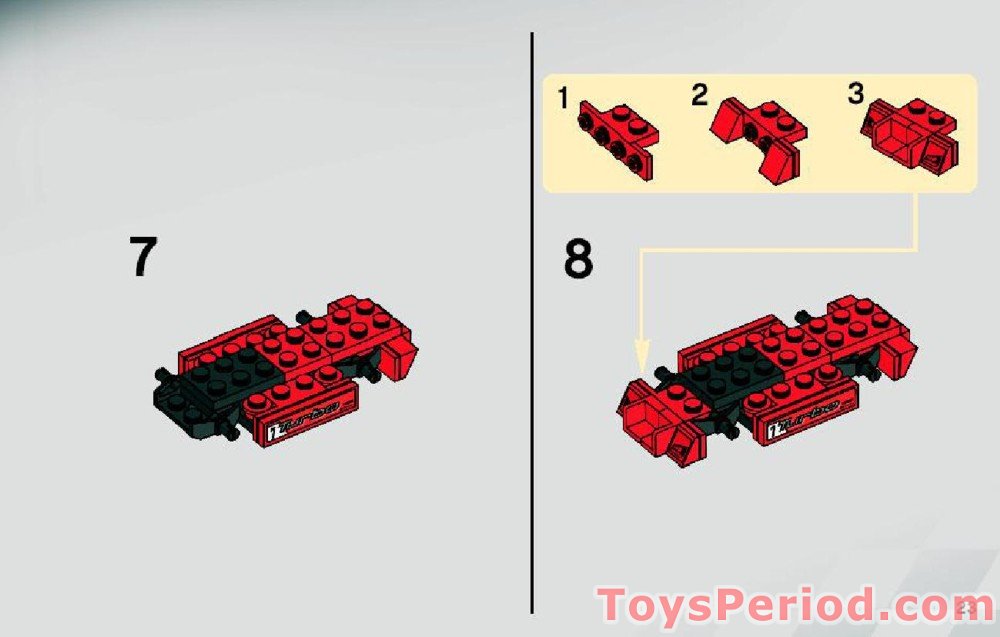 LEGO 8495 Crosstown Craze Instructions and Parts List