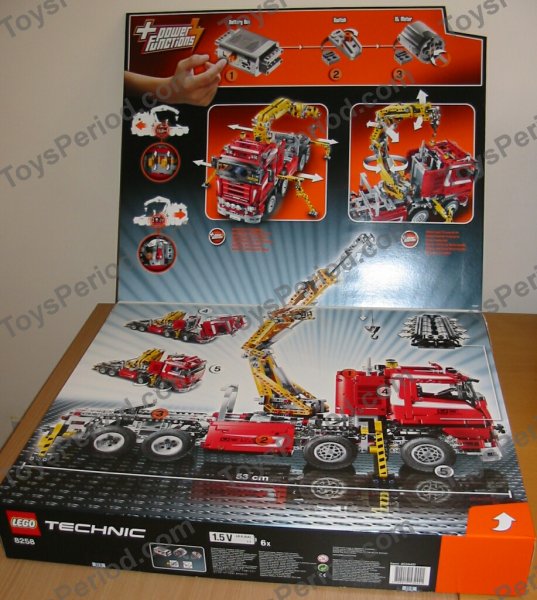 LEGO 8258 Crane Truck Set Parts List