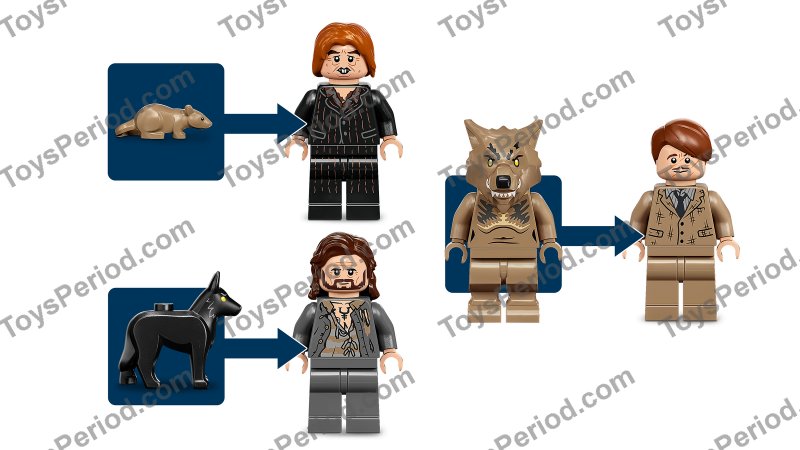 LEGO 76407 The Shrieking Shack & Whomping Willow Set Parts List
